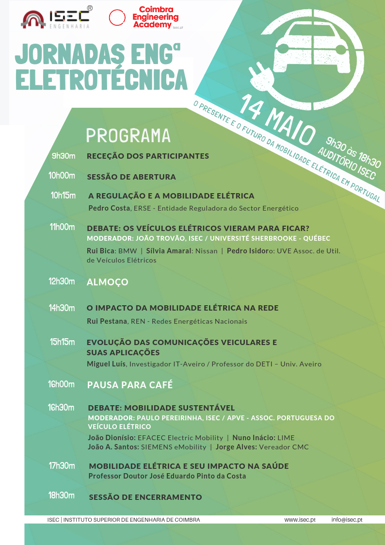 ISEC - Jornadas do Departamento de Engenharia Eletrotécnica